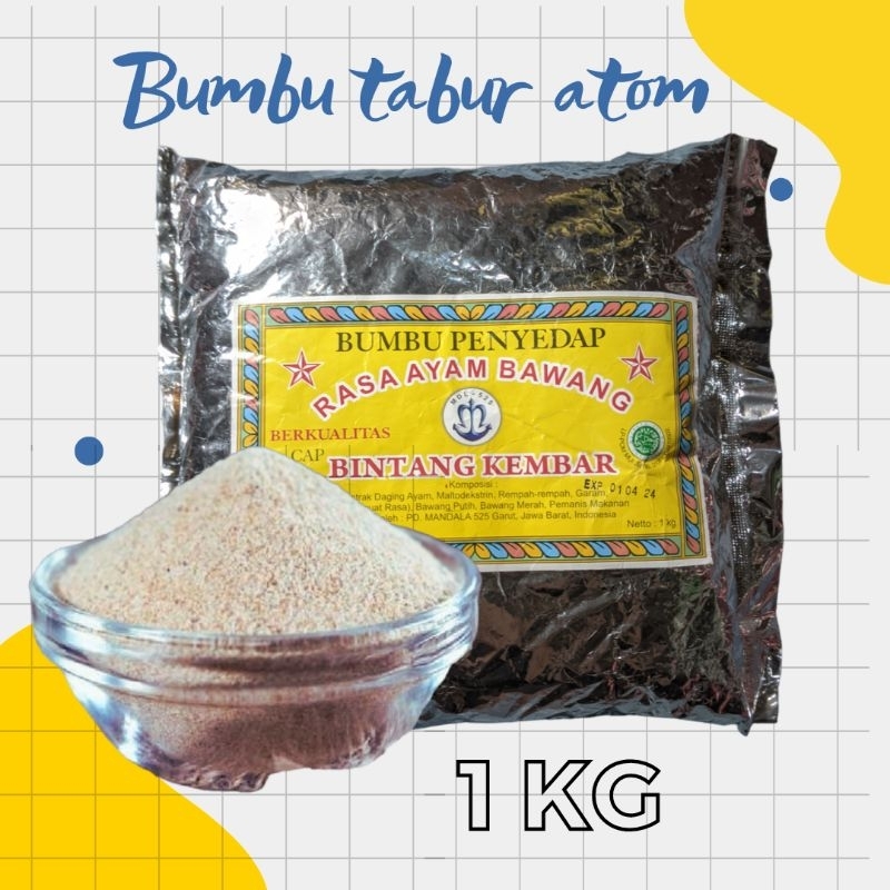 Jual bumbu atom 1 kg bumbu tabur instan bumbu basreng bumbu cimol ...