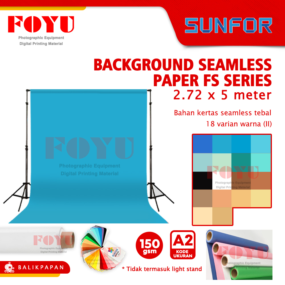 Jual Background Backdrop Layar Studio Foto Video Paper Kertas Polos ...
