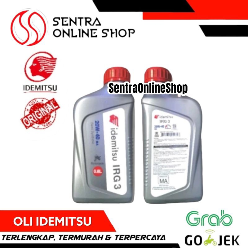 Jual Oli idemitsu irg3 20w40 semi synthetic 800ml | Shopee Indonesia