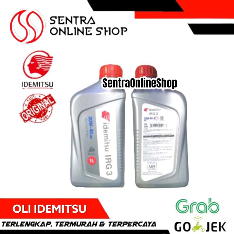 Jual Oli idemitsu matic irg3 20w40 semi synthetic 1 liter 1000ml ...