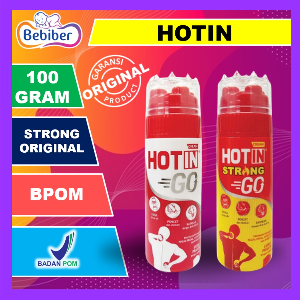 Jual Hotin Go Botol 100gr - Hotin Cream - Hot In Krim Pegal Nyeri Otot ...