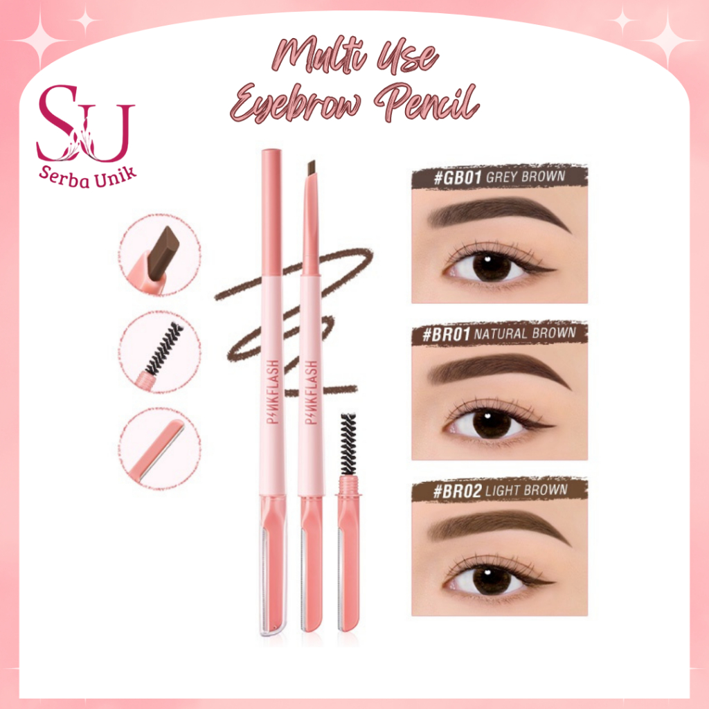 Jual Pinkflash Multi Use Eyebrow Pencil/Pensil Alis | Shopee Indonesia