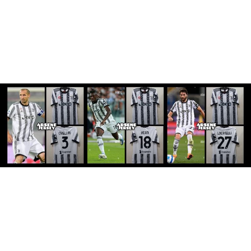 Jual Jersey JUVEN-TUS Home 2022/23 Nameset 3 18 27 Auri Sport | Shopee ...