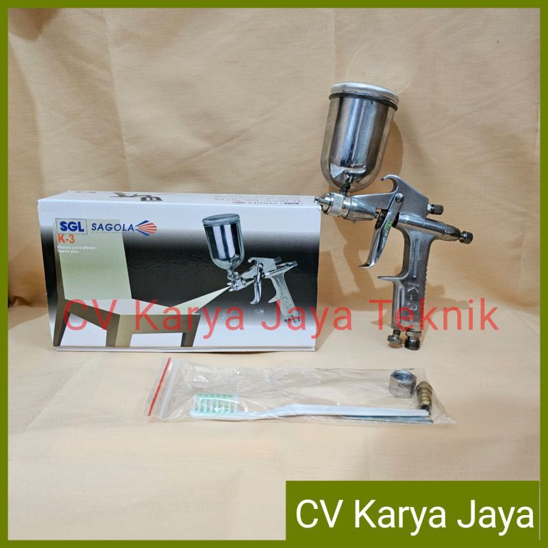 Jual Air Spray Gun Sagola Tabung Atas K3 / Alat Semprot Cat / Sped Duco ...