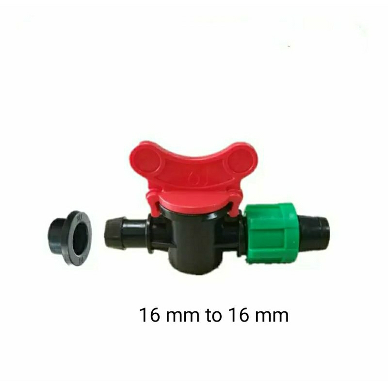Jual Drip Valve OFFTAKE 16mm Stop Kran offtake Tape Valve16mm to 16mm ...