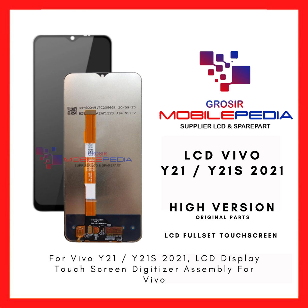 Jual LCD Vivo Y21 / Y21S 2021 Fullset Touchscreen - Original Quality ...