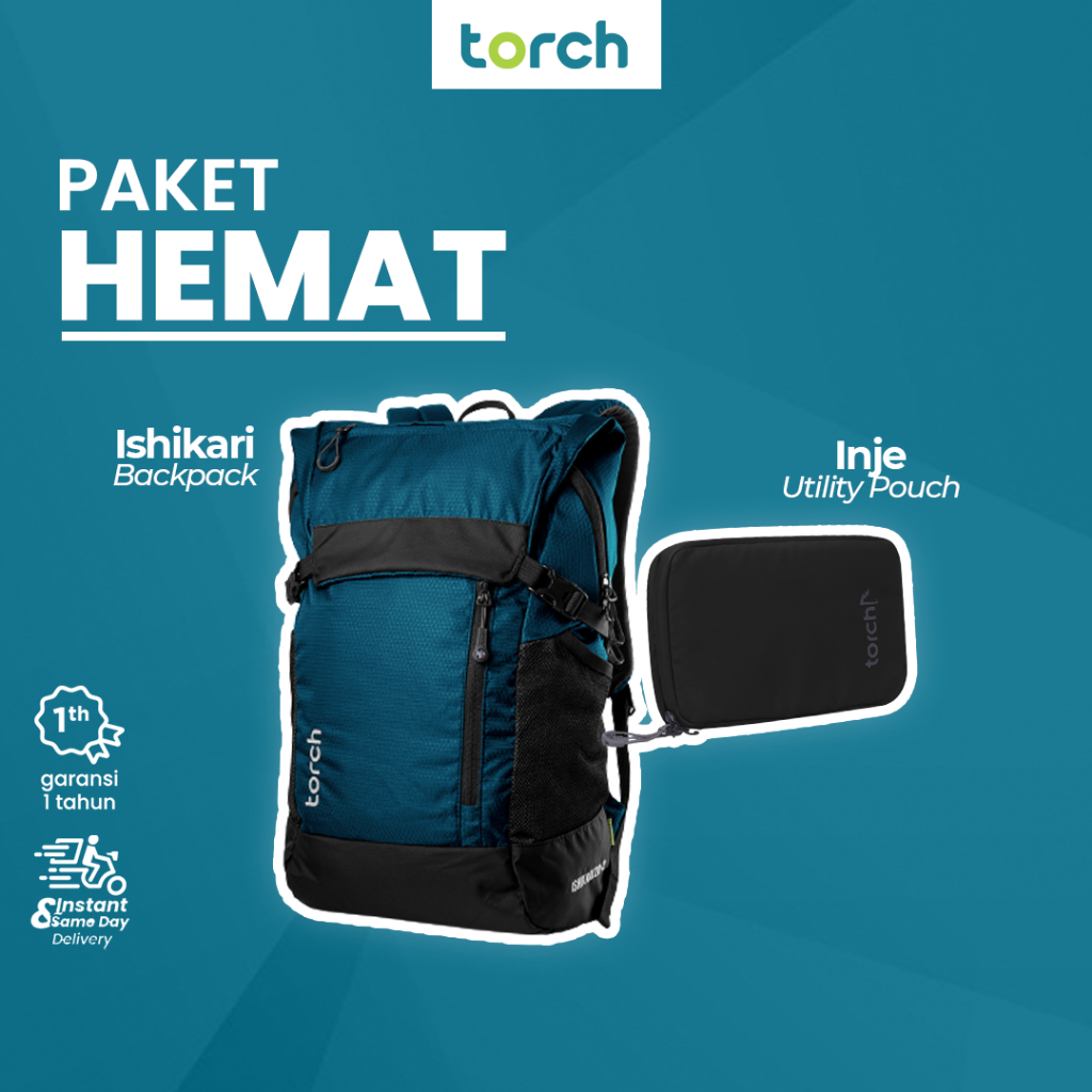 Jual TORCH Ishikari Tas Ransel Laptop 14 Inch Backpack Sekolah Kerja ...