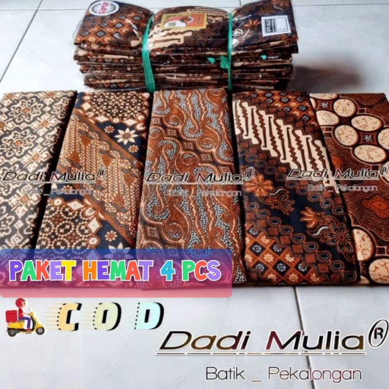 Jual Paket isi 4 Kain Panjang batik asli pekalongan jarit melahirkan jarik persalinan Batik ...