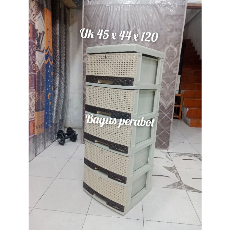 Jual lemari plastik 5 susun napolly scd 5-k1 | Shopee Indonesia