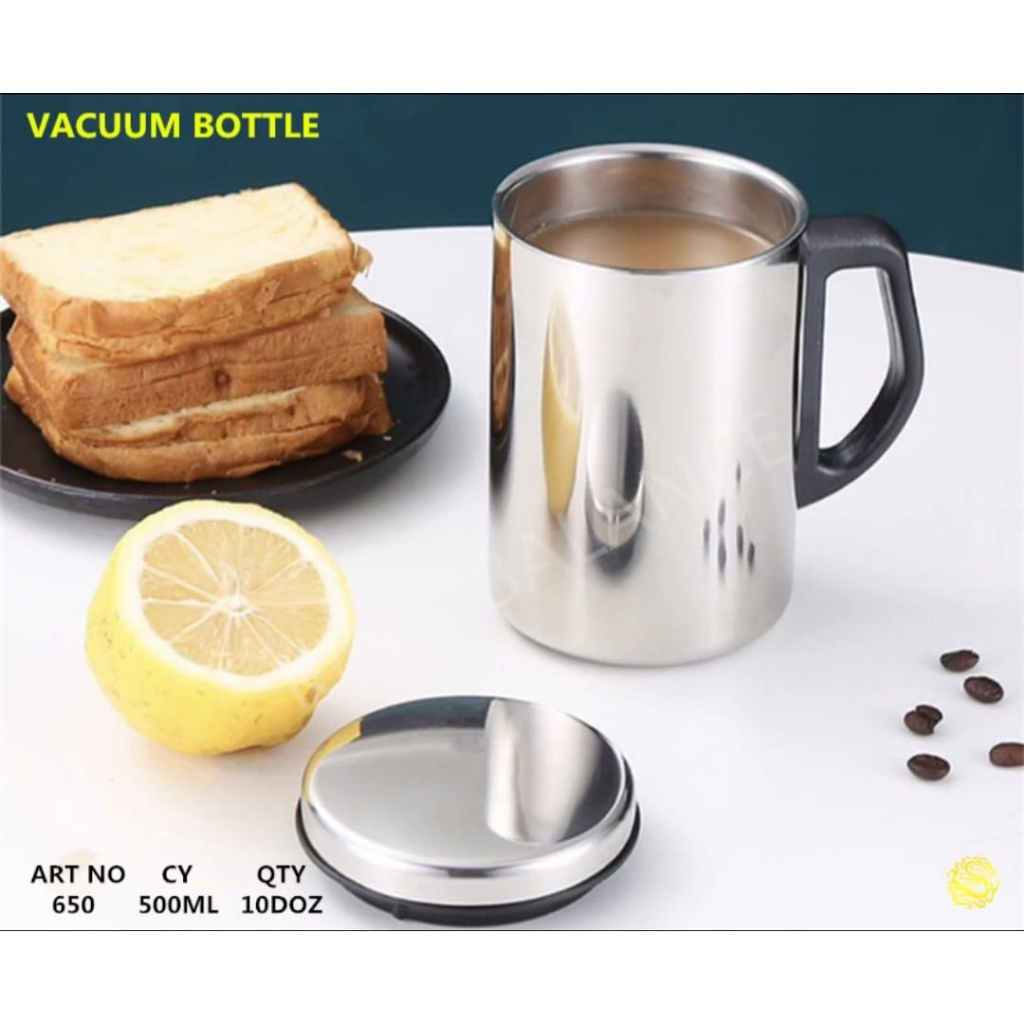 Jual Mug Kopi Stainless / Gelas Mug Kopi Tahan Panas Dingin Stainless ...