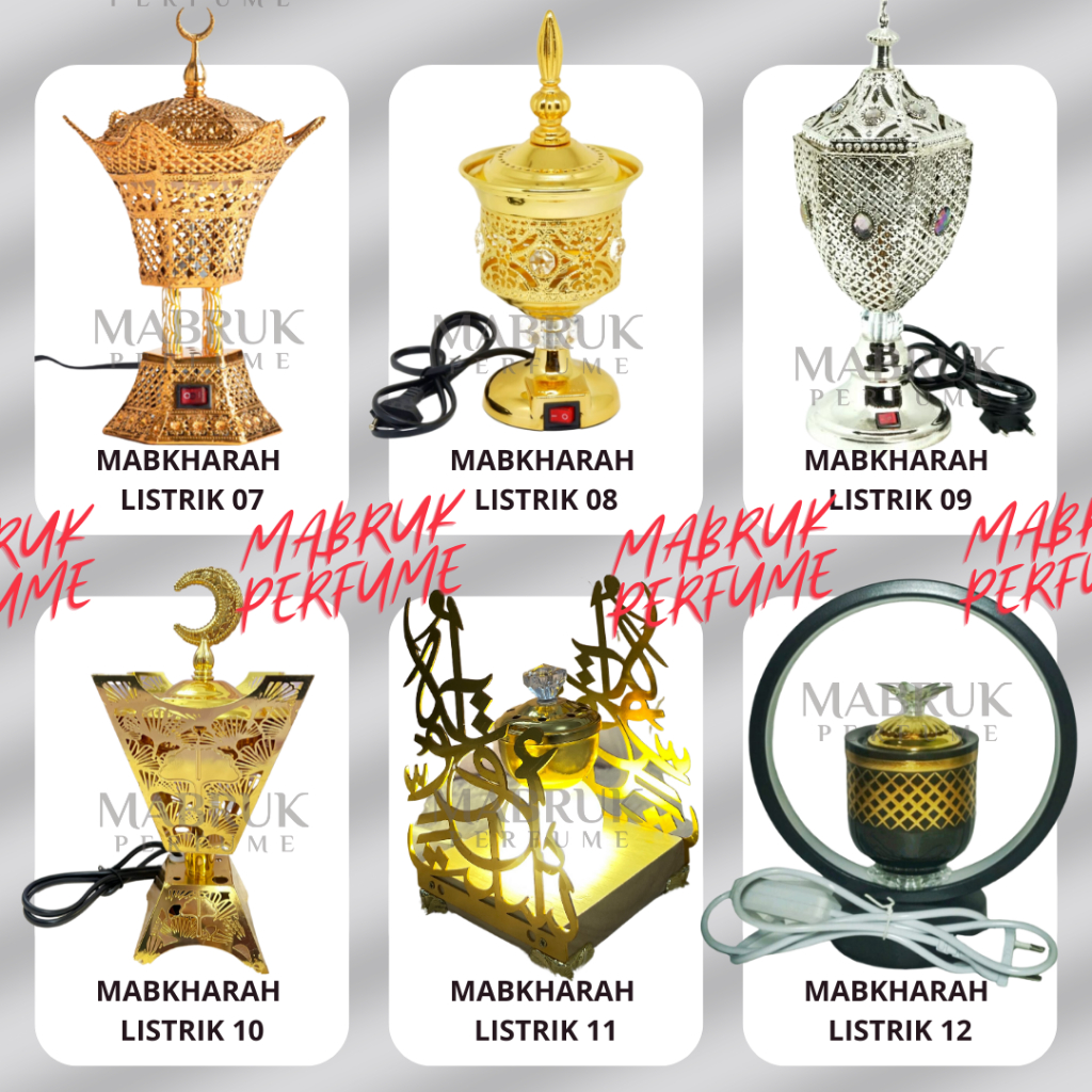 Jual Tempat Bakar Bukhur Dupa Arab Prapen Listrik Elektrik Mabkharah ...