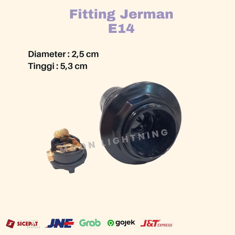 Jual sparepart lampu fitting jerman E14 | Shopee Indonesia