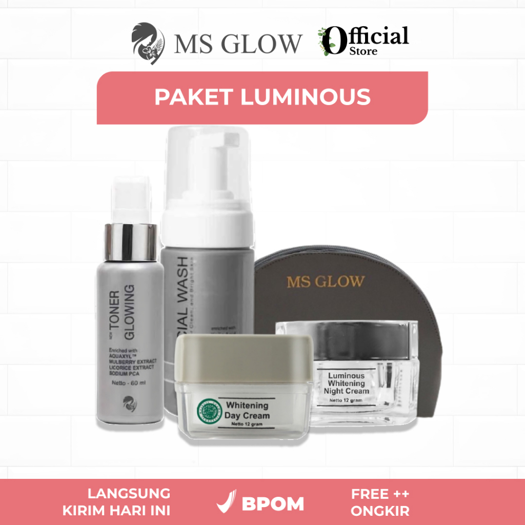 Jual MS GLOW OFFICIAL STORE PAKET SKINCARE WAJAH GLOWING DAN BERJERAWAT / MS GLOW ACNE / MS GLOW ...