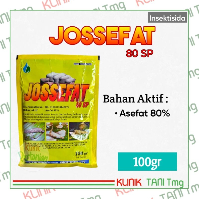 Jual JOSSEFAT 80SP - 100gr | INSEKTISIDA KONTAK BERBAHAN AKTIF ASEFAT ...