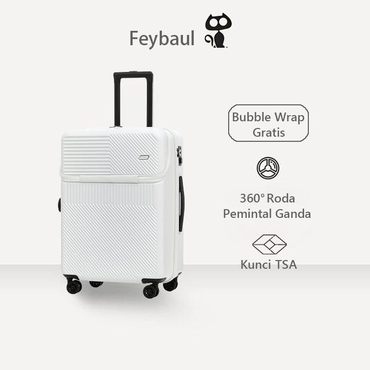 Jual Feybaul Koper 24 inch Tas Koper Kabin kunci TSA material ABS+PC ...