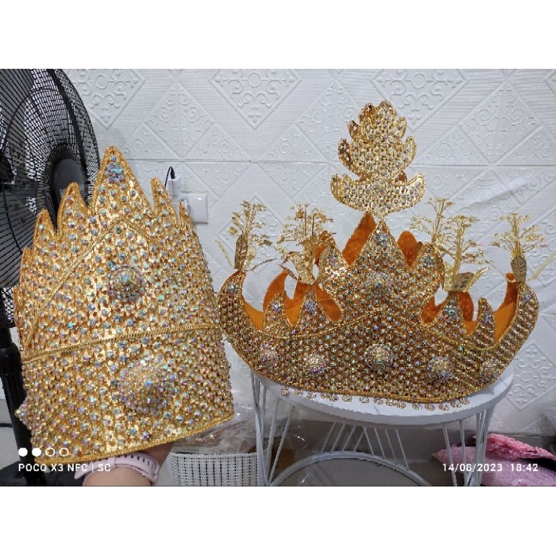 Jual siger Lampung mahkota adat Lampung pepadun premium | Shopee Indonesia