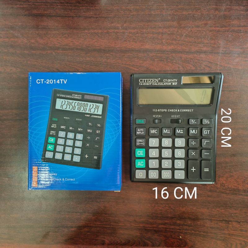 Jual Kalkulator Calculator CT 2014 TV ( 14 Digits ) | Shopee Indonesia