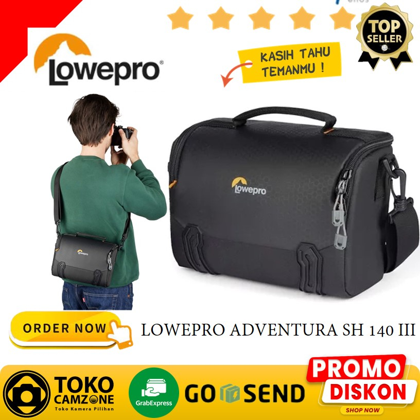 Jual Lowepro Adventura SH 140 III Shoulder Camera Bag SH140 III ...