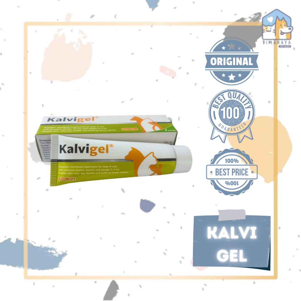 Jual KALVIGEL / KALVI GEL BY KALBE 60G // VITAMIN KUCING ANJING ...