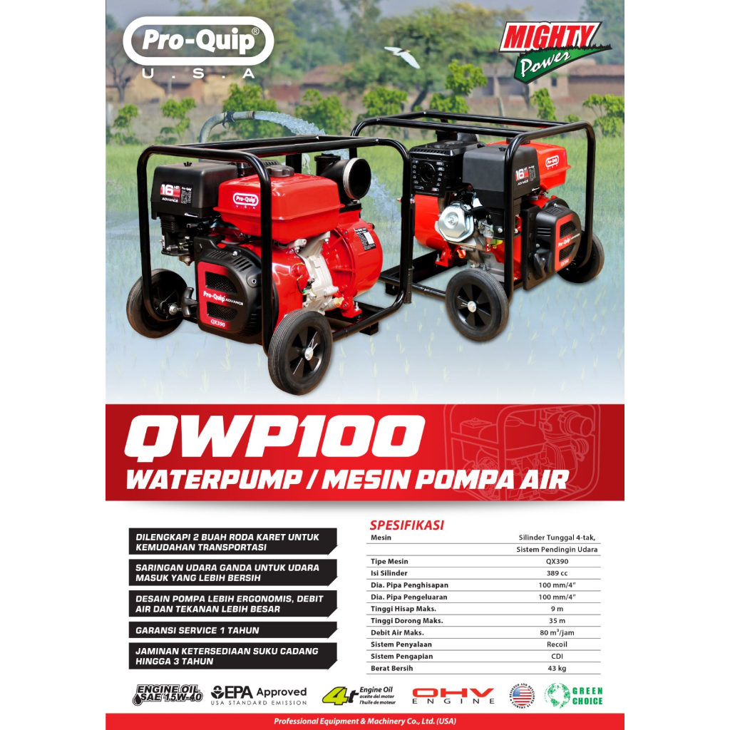 Jual Mesin Alkon 4 inc Proquip QWP 100 | Shopee Indonesia