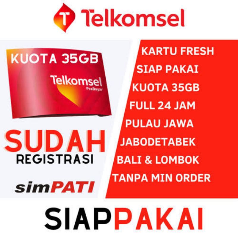 Jual kartu perdana telkomsel internet simpati kuota murah on | Shopee Indonesia