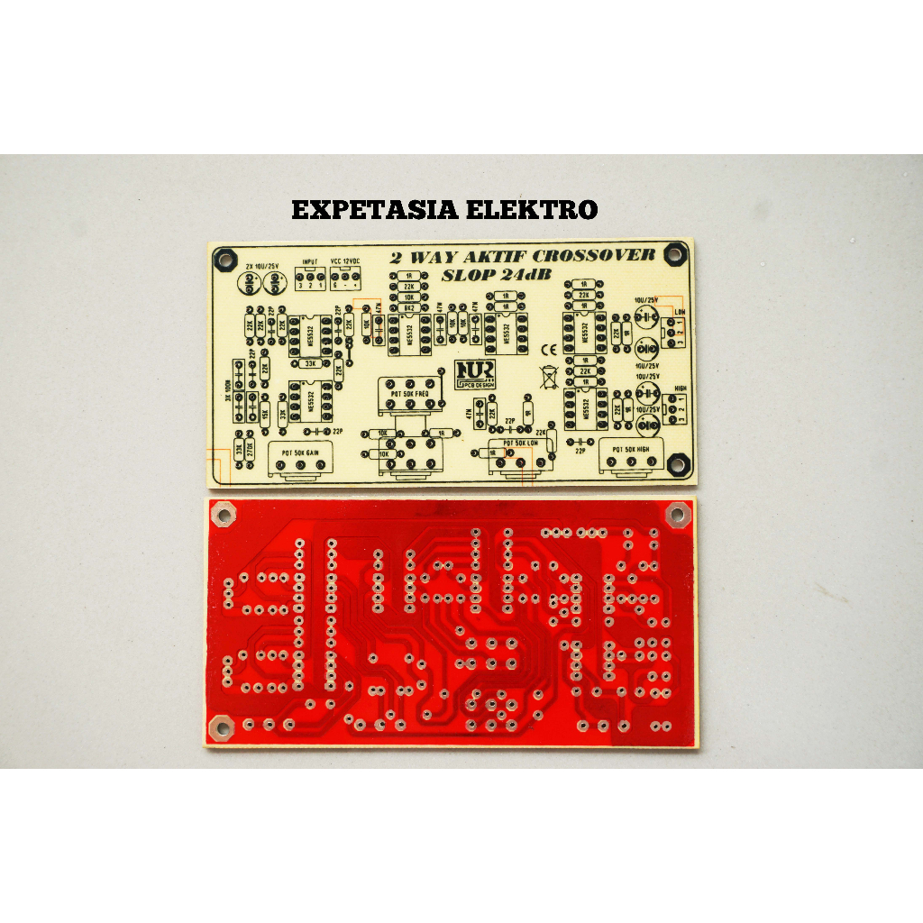 Jual PCB 2 WAY AKTIF CROSSOVER SLOP 24dB | Shopee Indonesia