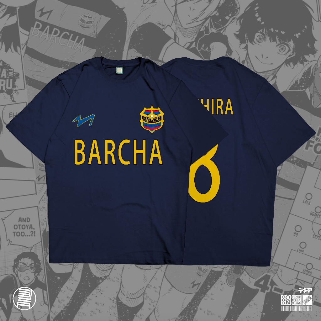 Jual Barcha FC Spain Blue Lock Jersey Bachira Kaos Anime Manga Baju ...