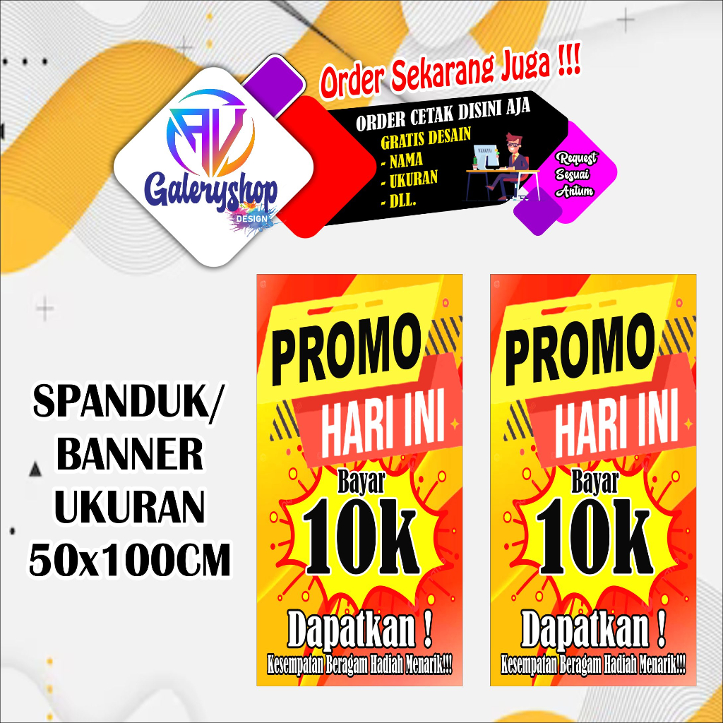 Jual MMT. Spanduk, banner plang promo jualan jajanan, dll ukuran ...