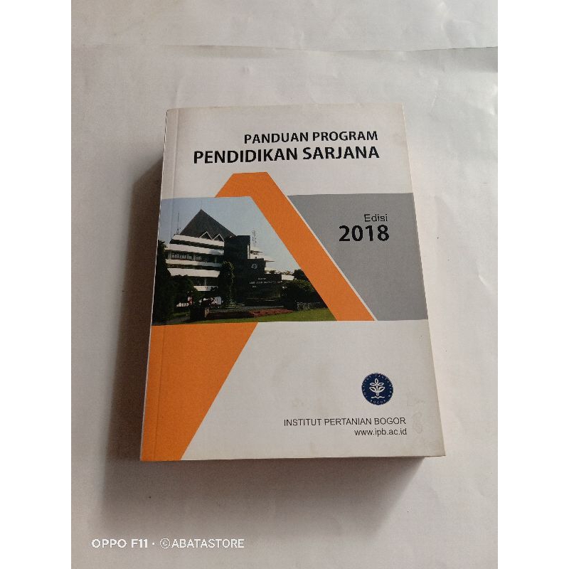 Jual BUKU PANDUAN PROGRAM PENDIDIKAN SARJANA EDISI IPB | Shopee Indonesia
