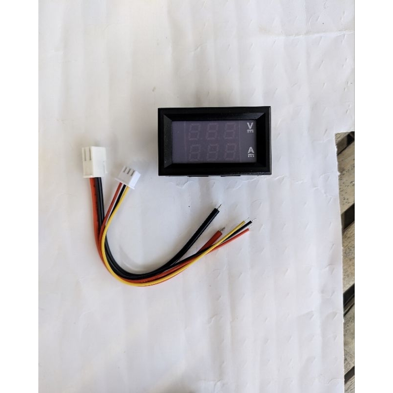 Jual DIGITAL MULTIMETER MINI DUAL DISPLAY LED VOLTMETER DAN AMPERMETER VOLT AMPER METER DC ...