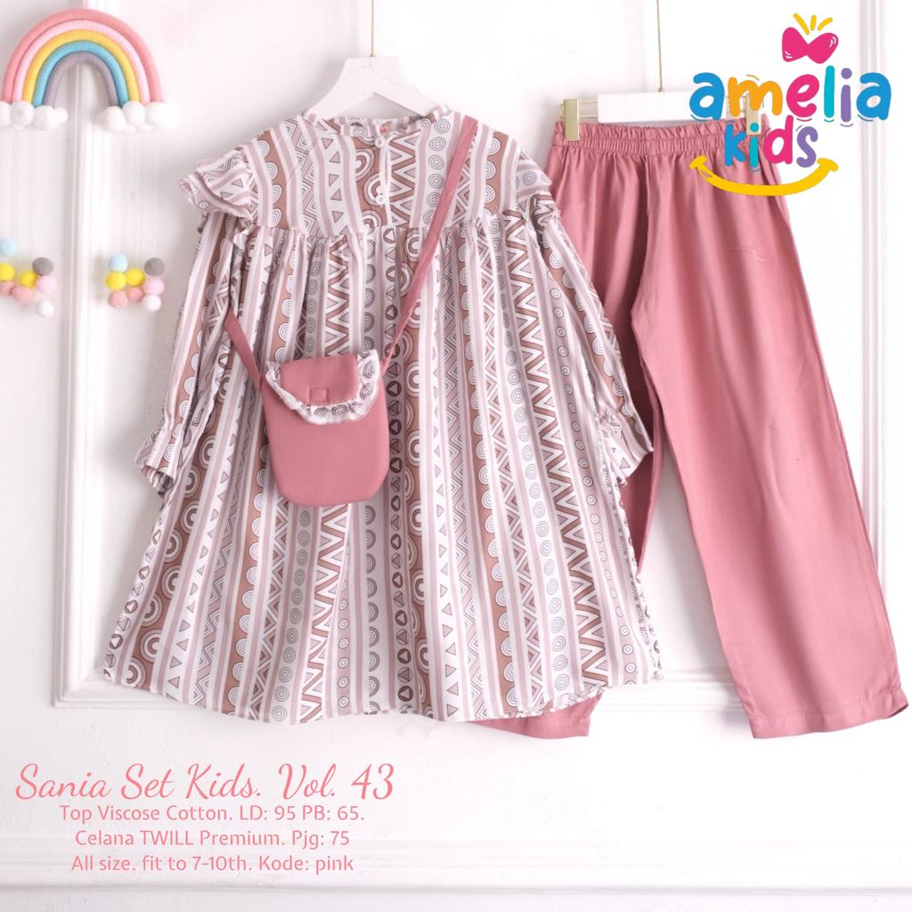 Jual SANIA SET KIDS VOL.43 SETELAN BAJU ANAK PEREMPUAN TUNIK DAN CELANA ...