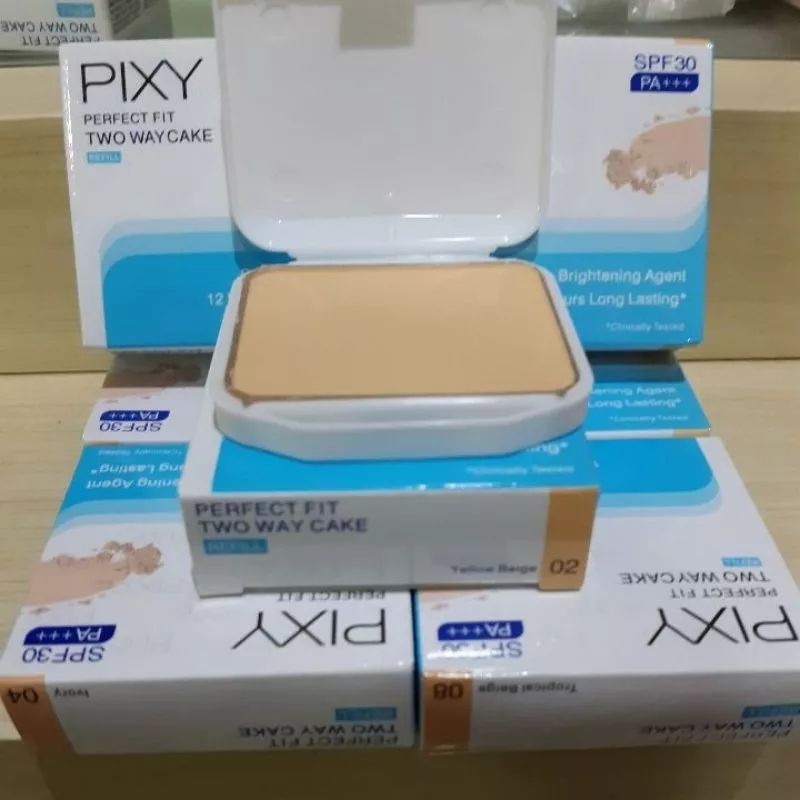 Jual pixy two way cake perfect fit refill bedak | Shopee Indonesia