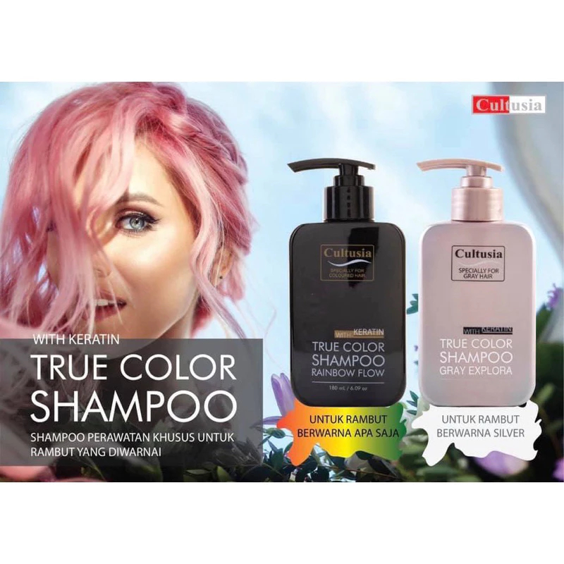 Jual MFI - Cultusia True Colour Shampo 180 ML Series | Rainbow Flow & Gray Explora | Shopee ...
