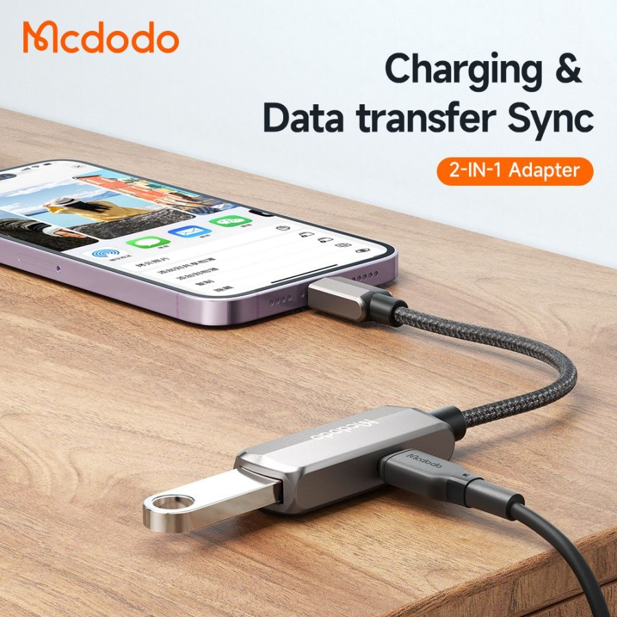 Jual MCDODO CA-2690 Converter OTG USB 3.0 To Lightning Charger Iphone ...