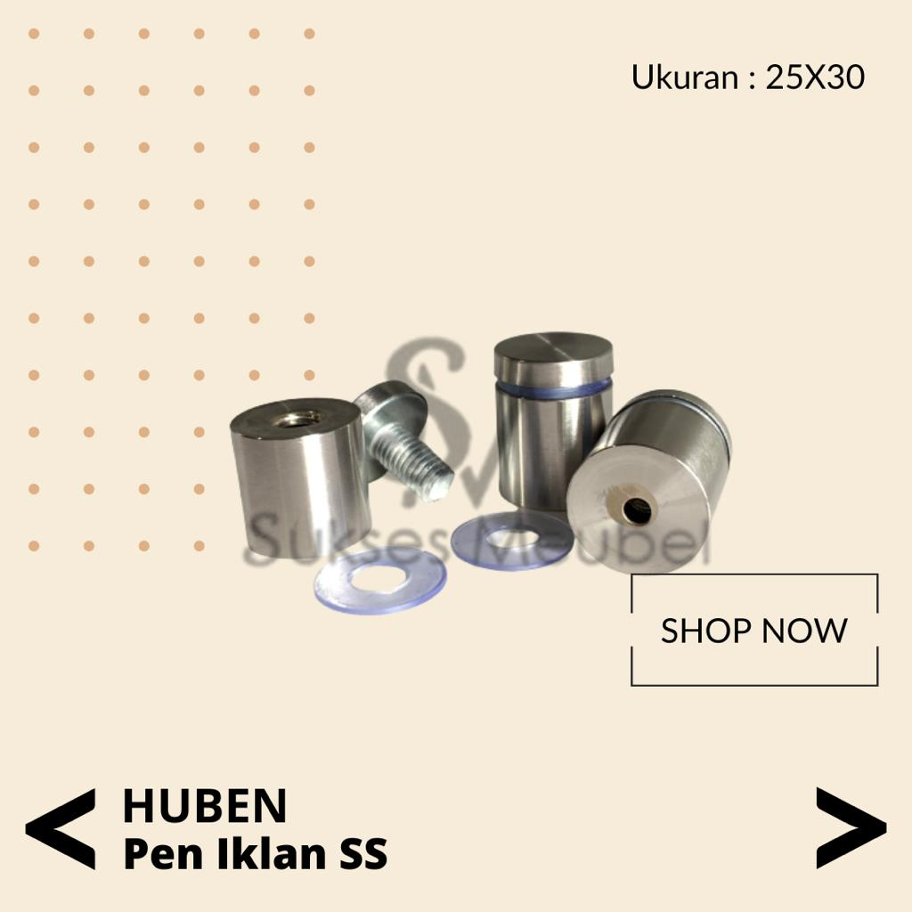 Jual PIK - 25 X 30 HUBEN / BAUT KACA AKRILIK / PEN IKLAN 25X30 | Shopee ...