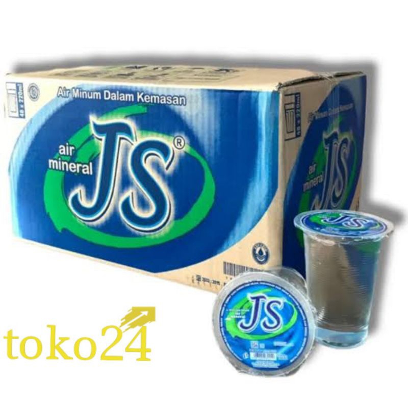 Jual JS Air Mineral 220 ml 1 Dus isi 48 Cup | Shopee Indonesia