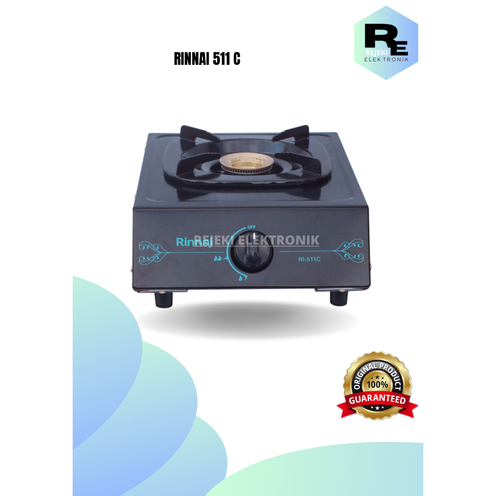 Jual RI-511 C RINNAI Kompor Gas Stainless 1 Tungku RI-511C RI511C RI ...