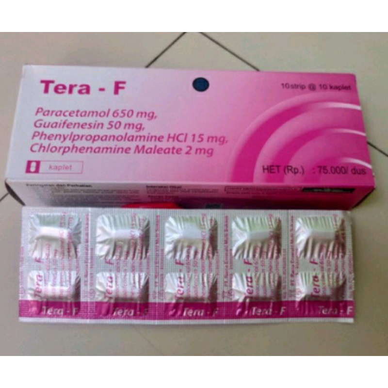 Jual Tera F Isi 10 Tablet - Obat Batuk Pilek | Shopee Indonesia