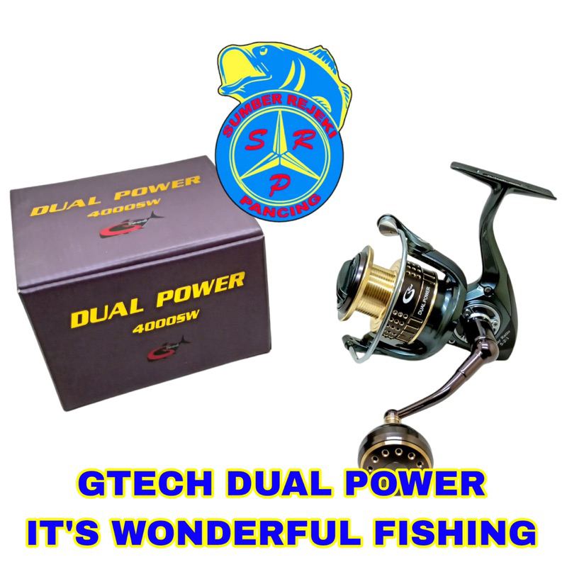 Jual Reel Gtech dual power sw 2000 4000 5000 | Shopee Indonesia