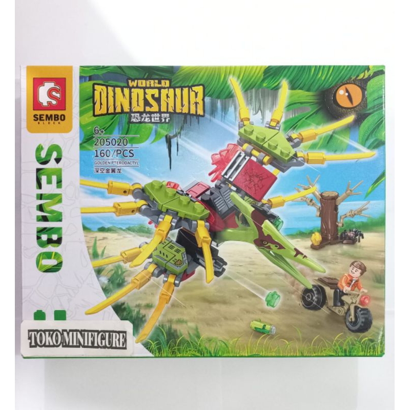 Jual MAINAN EDUKASI ANAK BRICKS DINOSAURUS VELOCIRAPTOR - BARYONYX ...