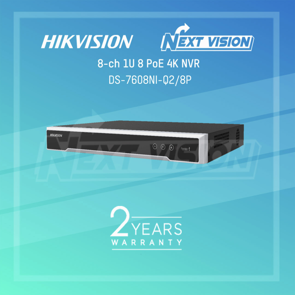Jual DS-7608NI-Q2/8P - HIKVISION NVR 8 CH POE | Shopee Indonesia