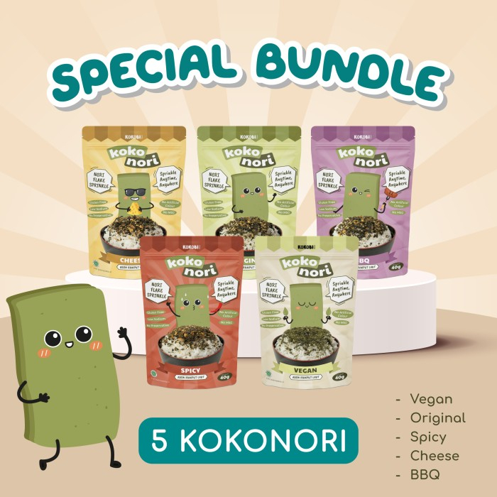 Jual ABE FOOD KOKONORI KOKO NORI RUMPUT LAUT TABUR 40GR | SEAWEED ...