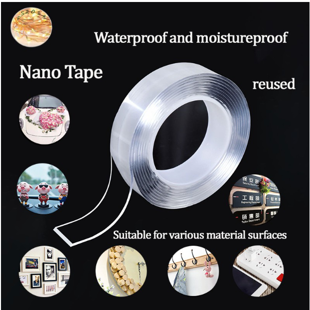 Jual SERBAGUNA! Double Tape 3M Clear Isolatip Perekat 2 Sisi Dabel Tip ...