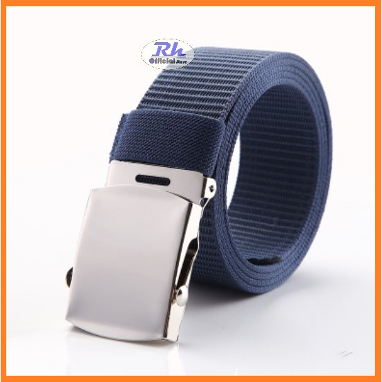Jual Ikat Pinggang Pria Nylon Canvas Sabuk Gesper | Shopee Indonesia