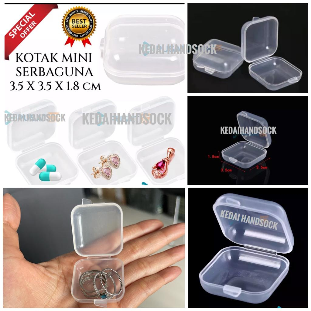 Jual KOTAK MINI KECIL TEMPAT PERHIASAN/KOTAK PLASTIK SERBAGUNA/MINI BOX ...
