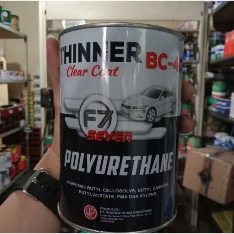 Jual THINNER PU F7 Clear Coat BC 40 - Pengencer Cat kaleng | Shopee Indonesia