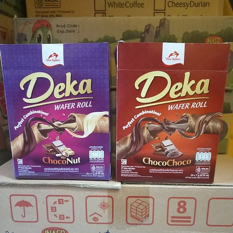 Jual deka wafer roll (1 box 24 pcs) | Shopee Indonesia
