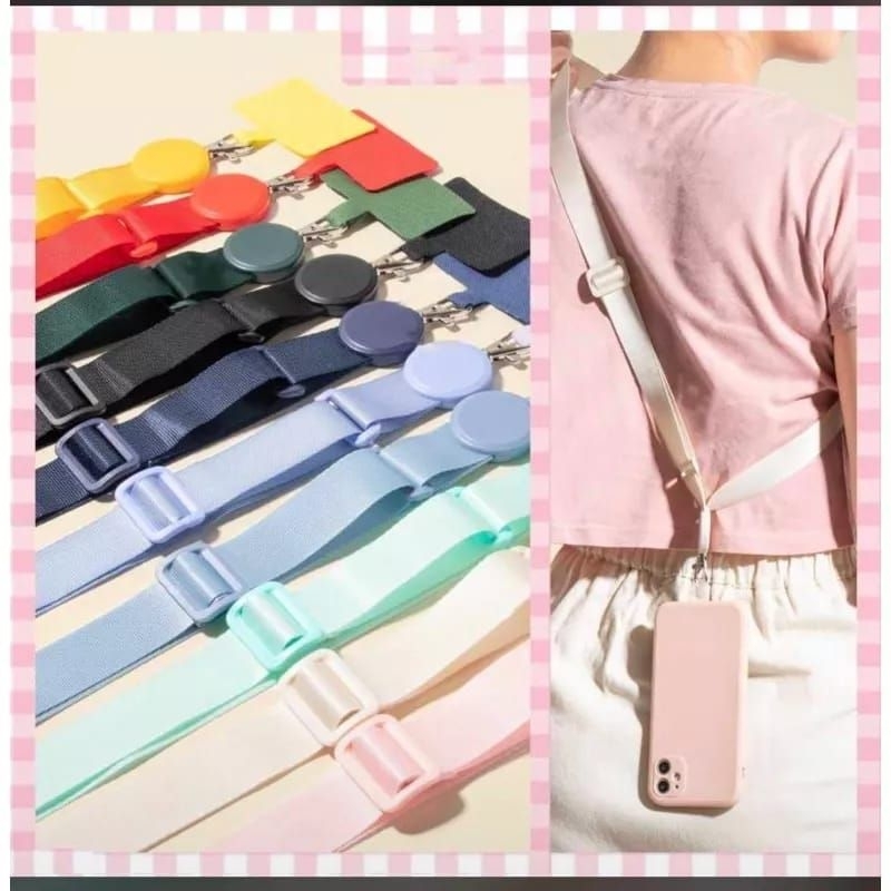 Jual TALI GANTUNGAN HP PANJANG UNIVERSAL TALI GEPENG | Shopee Indonesia
