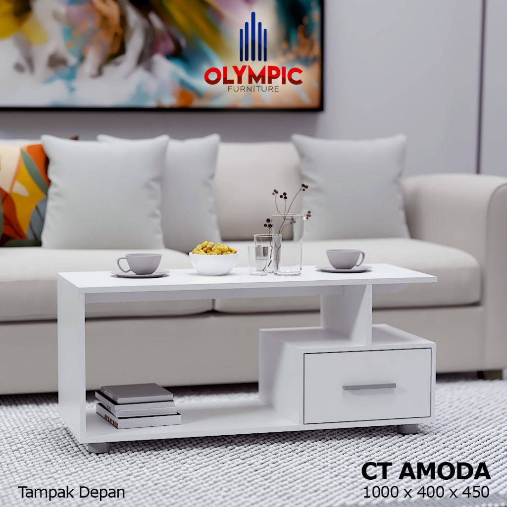 Jual Olympic Coffee Table CT Amoda Meja Ruang Tamu Meja Ruang Keluarga ...