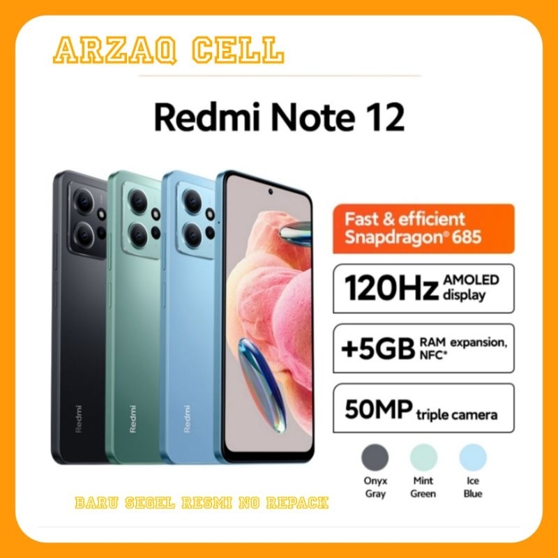 Jual Redmi Note 12 8/128 GB | Shopee Indonesia